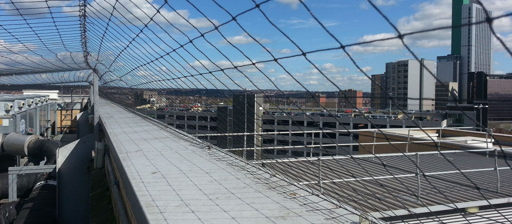 Prison Contraband Netting made from 100% Twisted Knotted Nylon